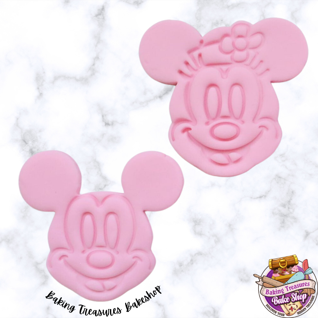 Mr & Mrs Mouse Cookie Cutter and Embosser – Baking Treasures Bake Shop