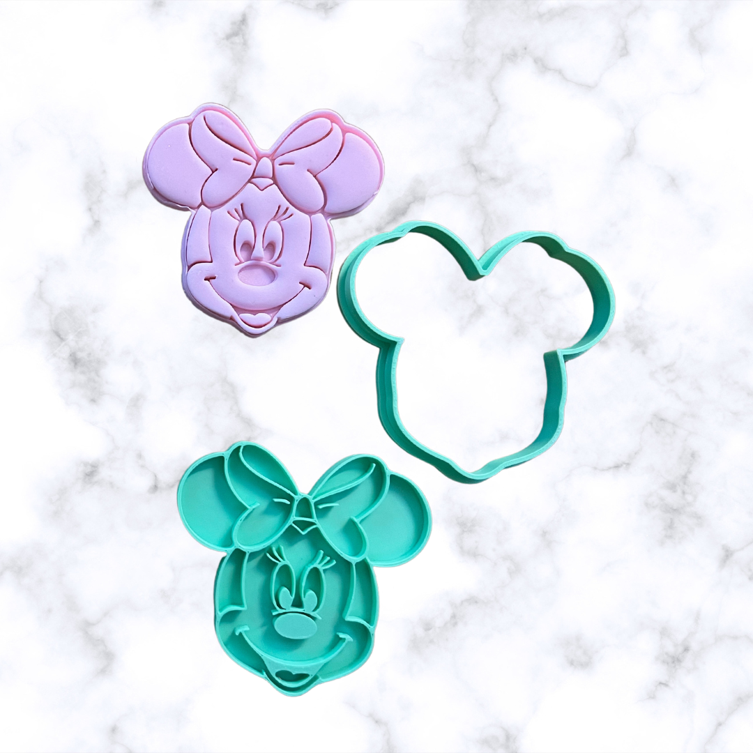 Mouse MR & MRS Cookie Cutter and Stamp – Baking Treasures Bake Shop