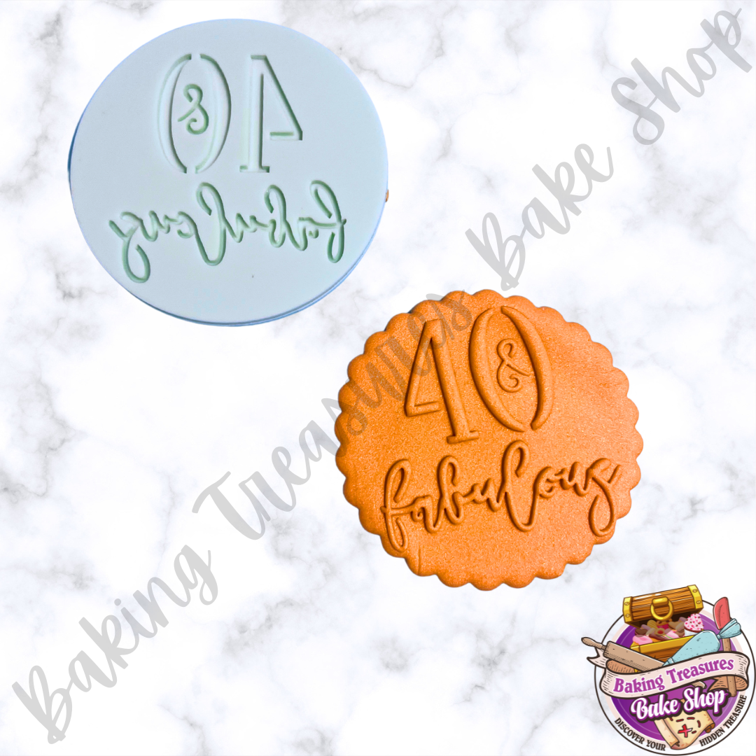 40 & Fabulous Embosser – Baking Treasures Bake Shop