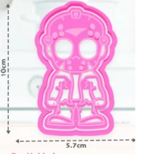 Hockey Mask Guy Jason Horror Cookie Cutters and Embossers Halloween ...