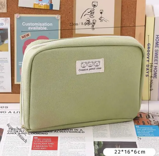 Large Capacity Pencil Case Cute Student Pencil Cases – Baking Treasures ...