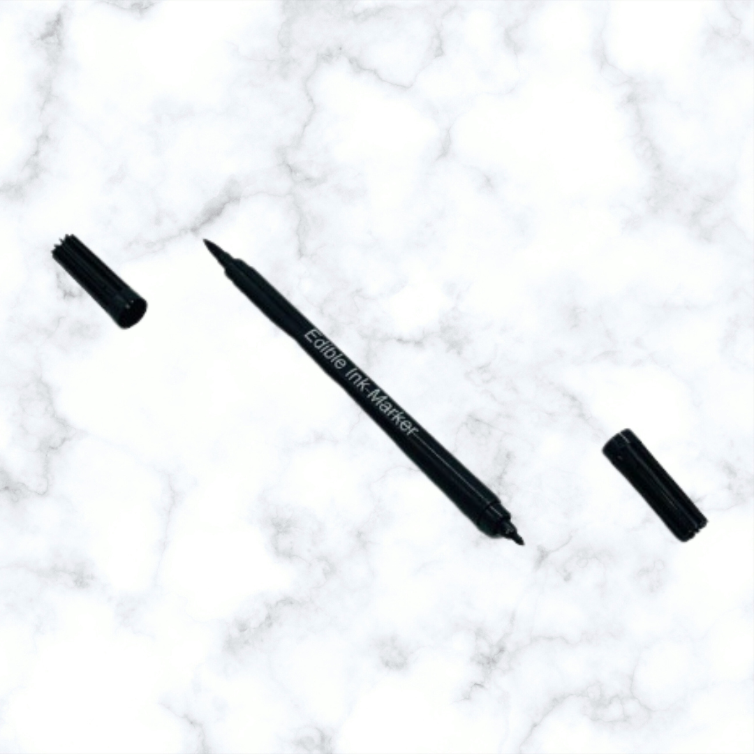 Edible Food Pens – 2 Black Pens Kit Fine Tip – Baking Treasures Bake Shop
