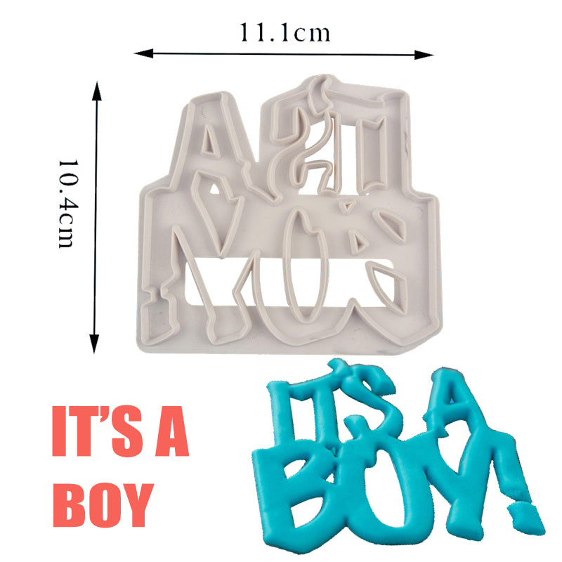 ITS A BOY Cookie Cutter – Baking Treasures Bake Shop