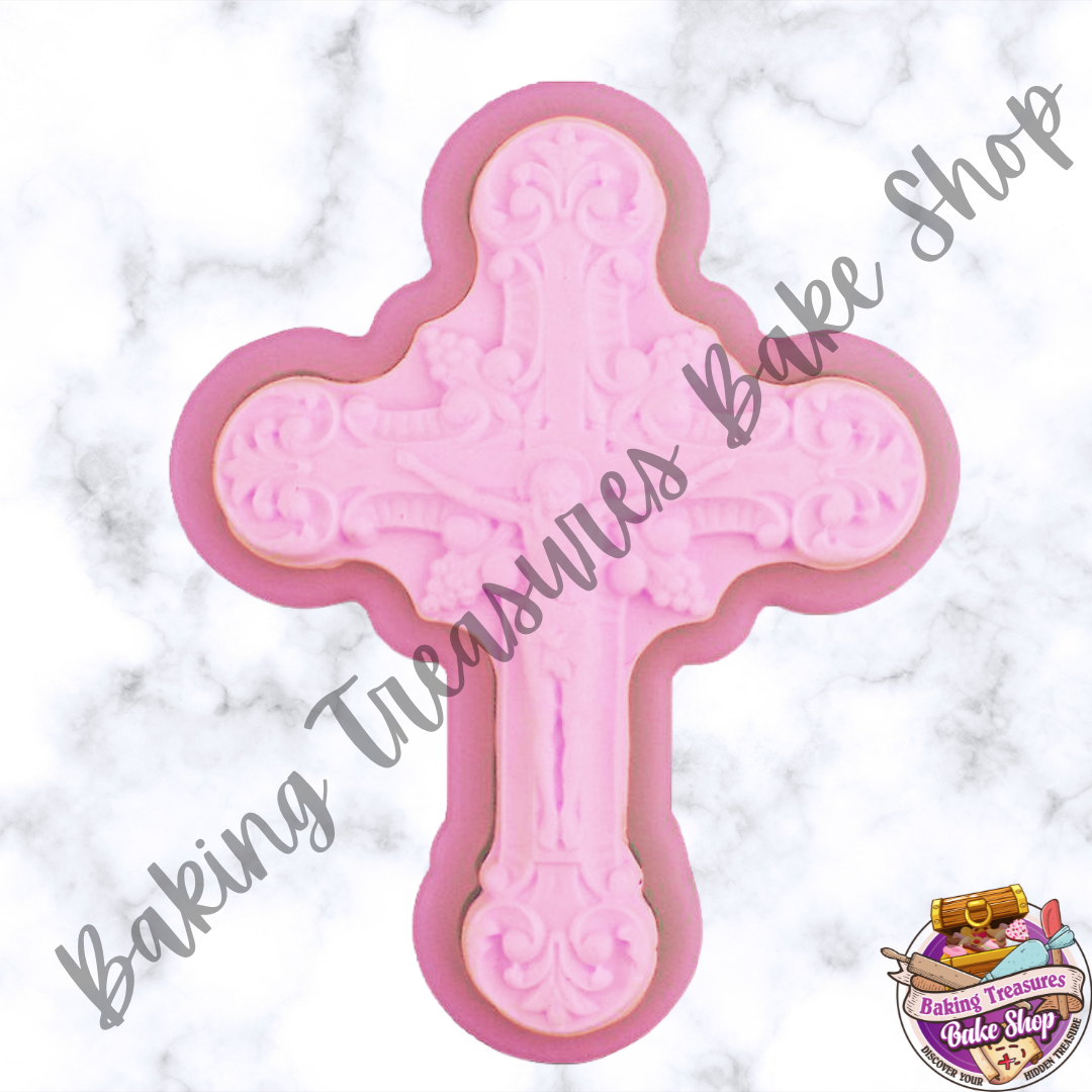 Detailed Crucifix Silicone Mold – Baking Treasures Bake Shop
