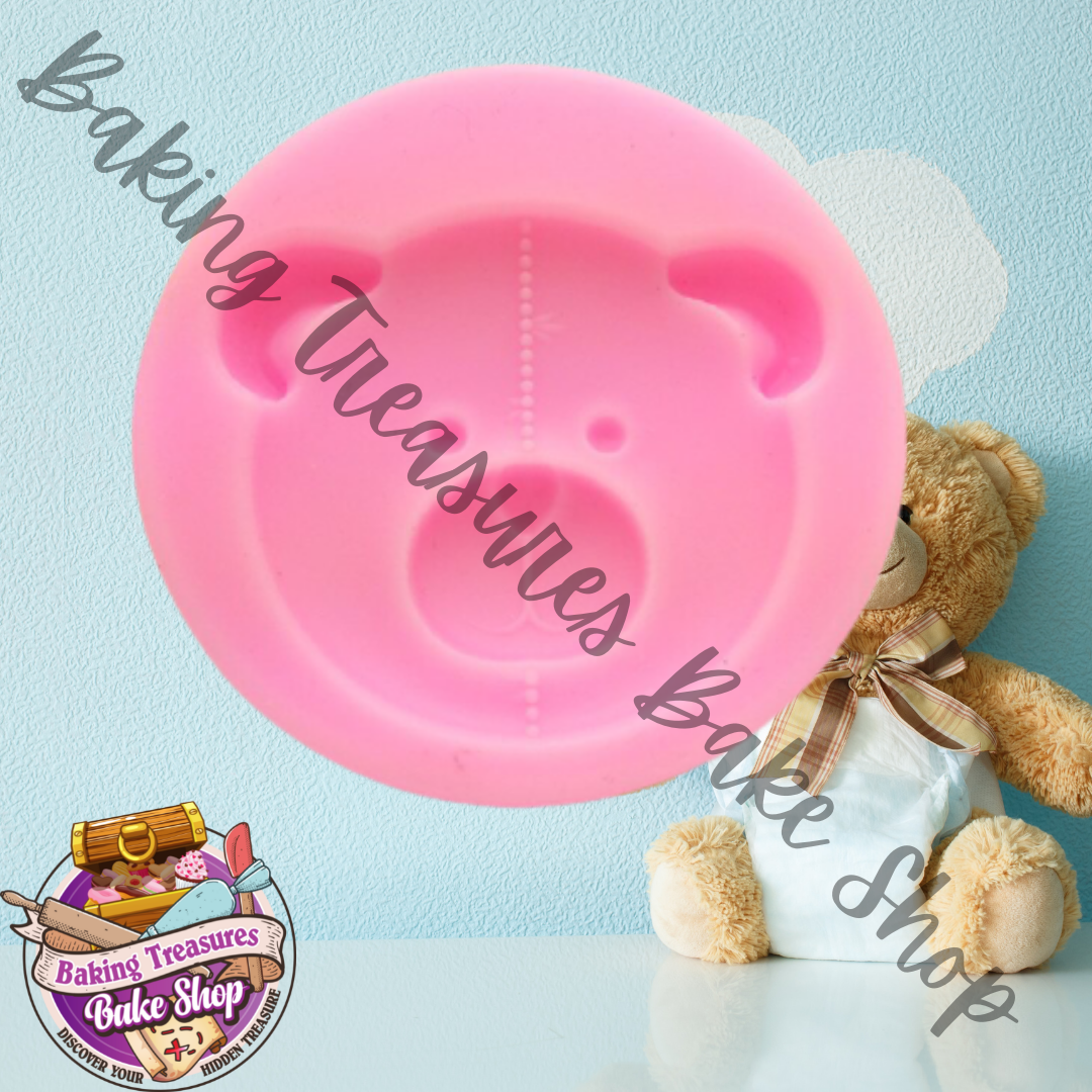 Bear Face Silicone Mold – Baking Treasures Bake Shop