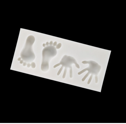 Baby Handprints & Footprints Silicone Mold #1 – Baking Treasures Bake Shop
